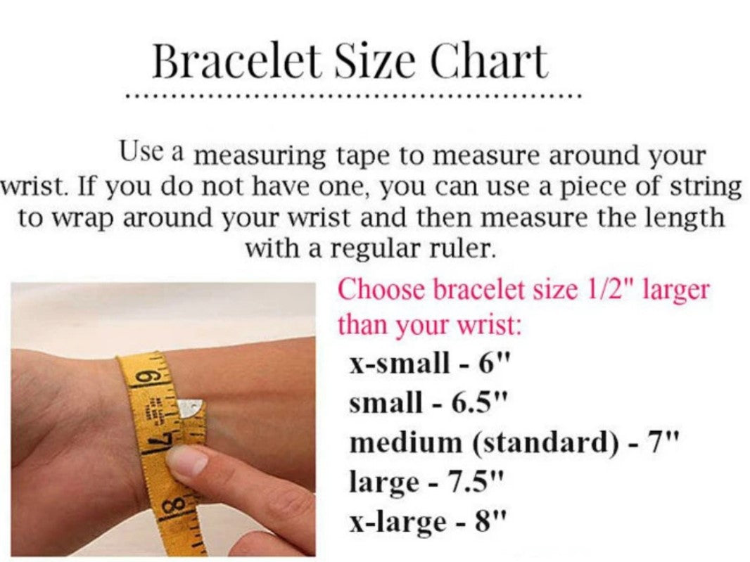 How to measure your bracelets size – Rosas821 Jewelry